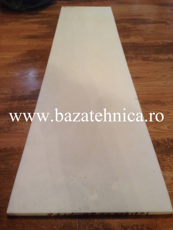 Placa teflon 10x280x1200 mm, 7.8 kg | Poliamida - Teflon